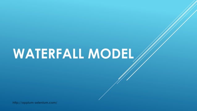 Waterfall model | PPT