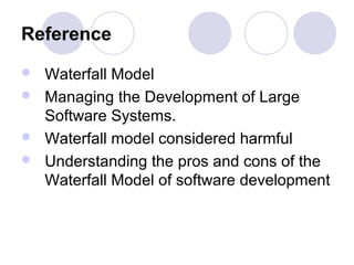 Waterfall model | PPT