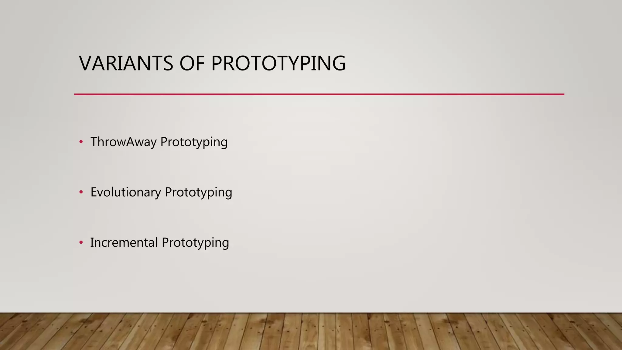 Waterfall and Prototype model | PPTX | Technology & Computing