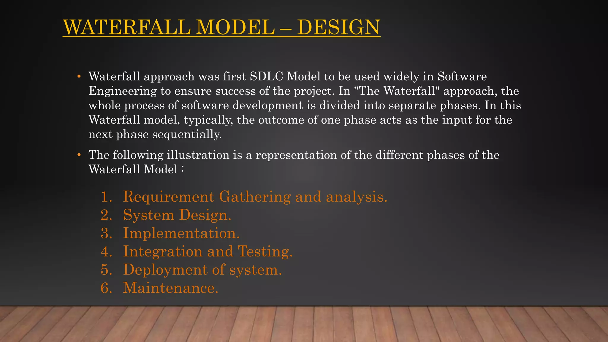 Waterfall model | PPT