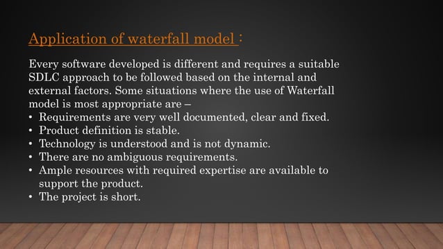 Waterfall model | PPT