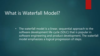 Waterfall model | PPTX