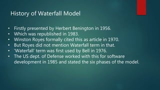 Waterfall model | PPTX