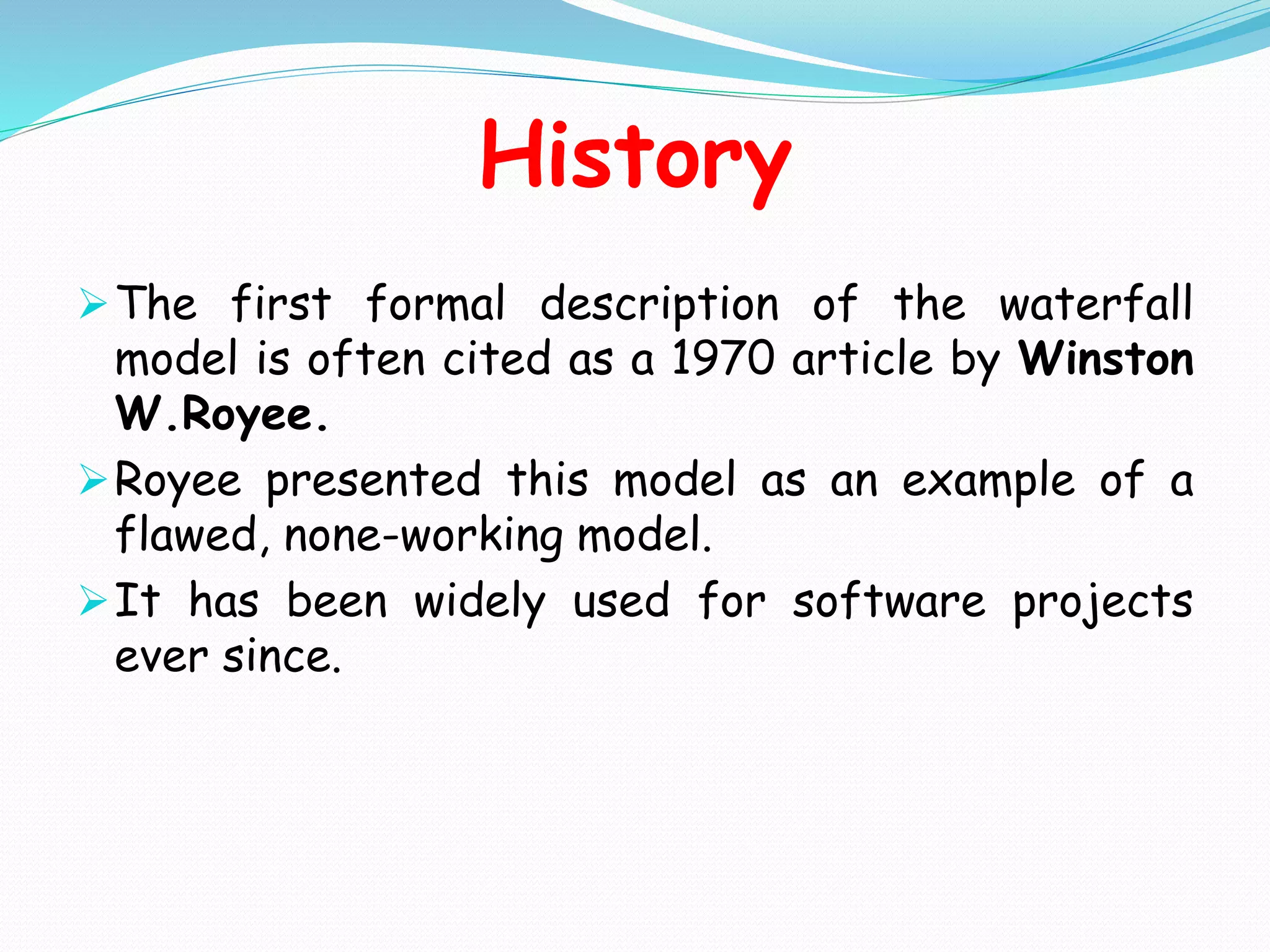 Waterfall Model PPT in Software Engineering | PPTX