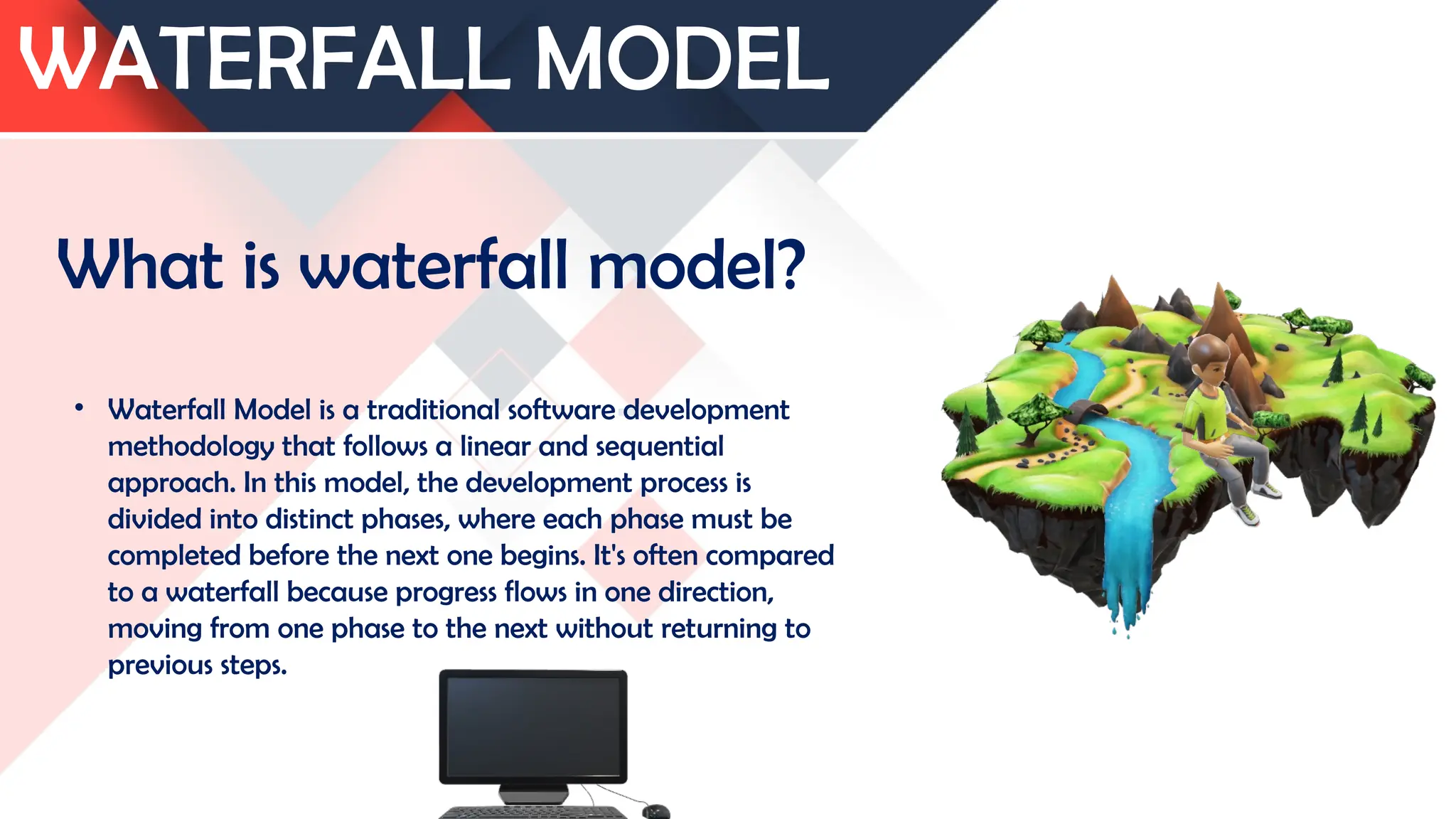 waterfall model it is teh presentation on waterfall model | PPTX