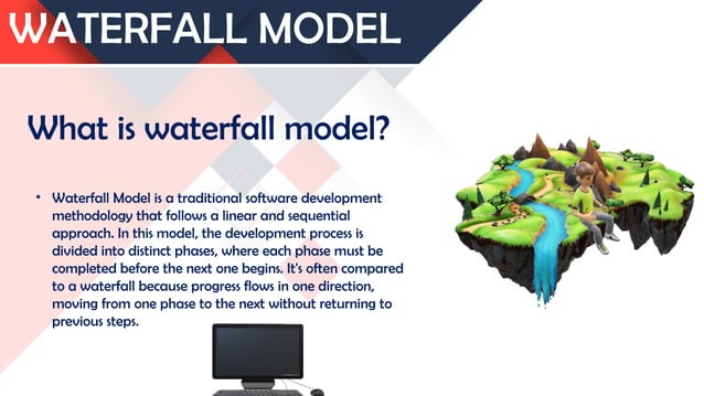 waterfall model it is teh presentation on waterfall model | PPT