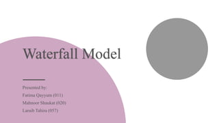 Waterfall model of Software Engineering | PPTX