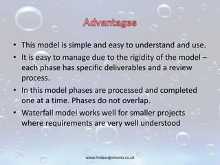 Waterfall model in SDLC | PPTX