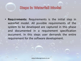 Waterfall model in SDLC | PPTX