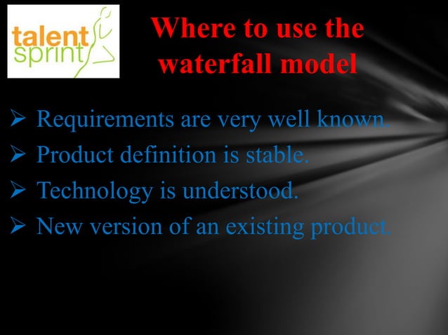 Waterfall model ppt final | PPTX