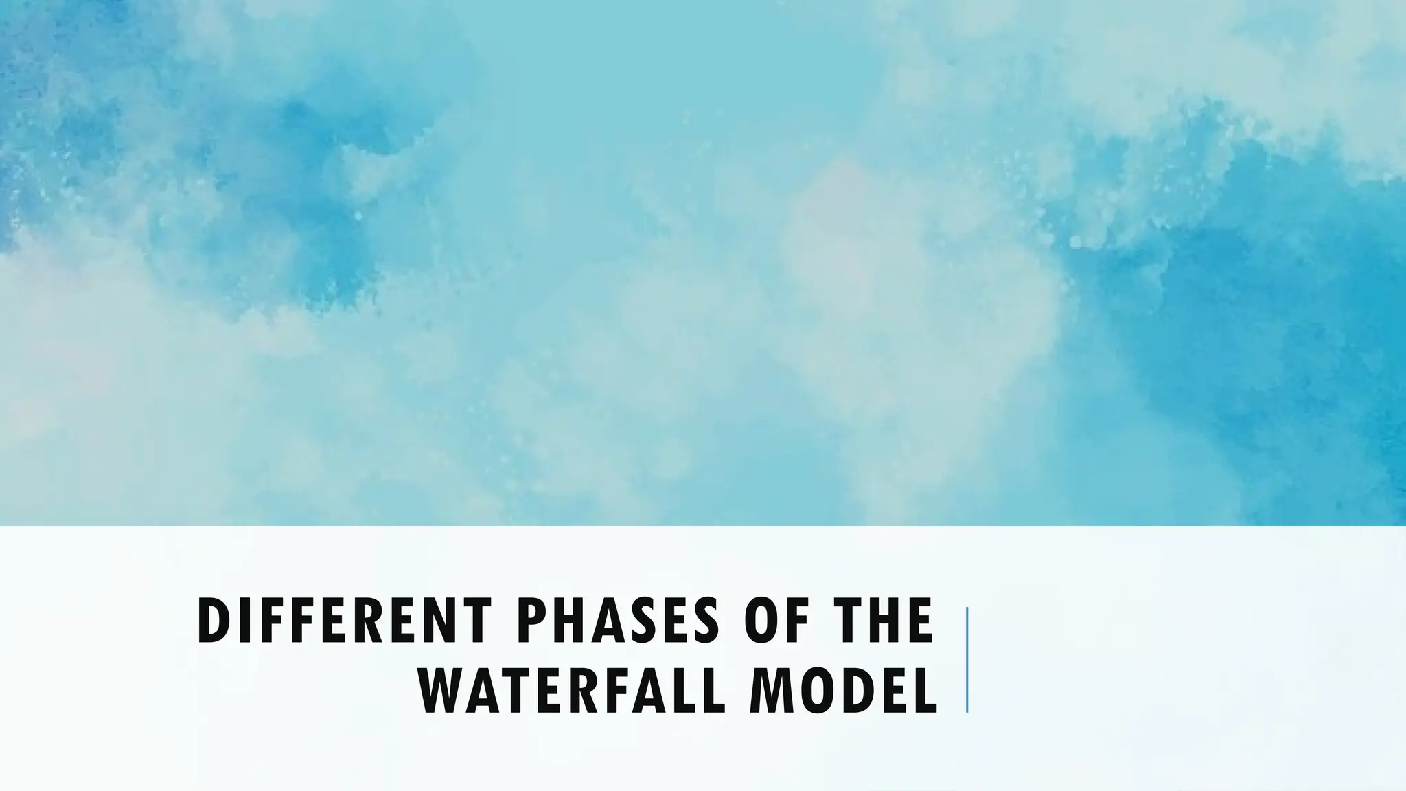 WaterFall Model basic presentation with applications | PPTX