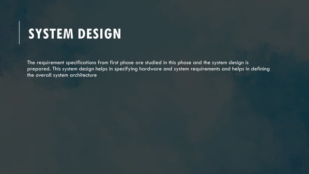 WaterFall Model basic presentation with applications | PPTX