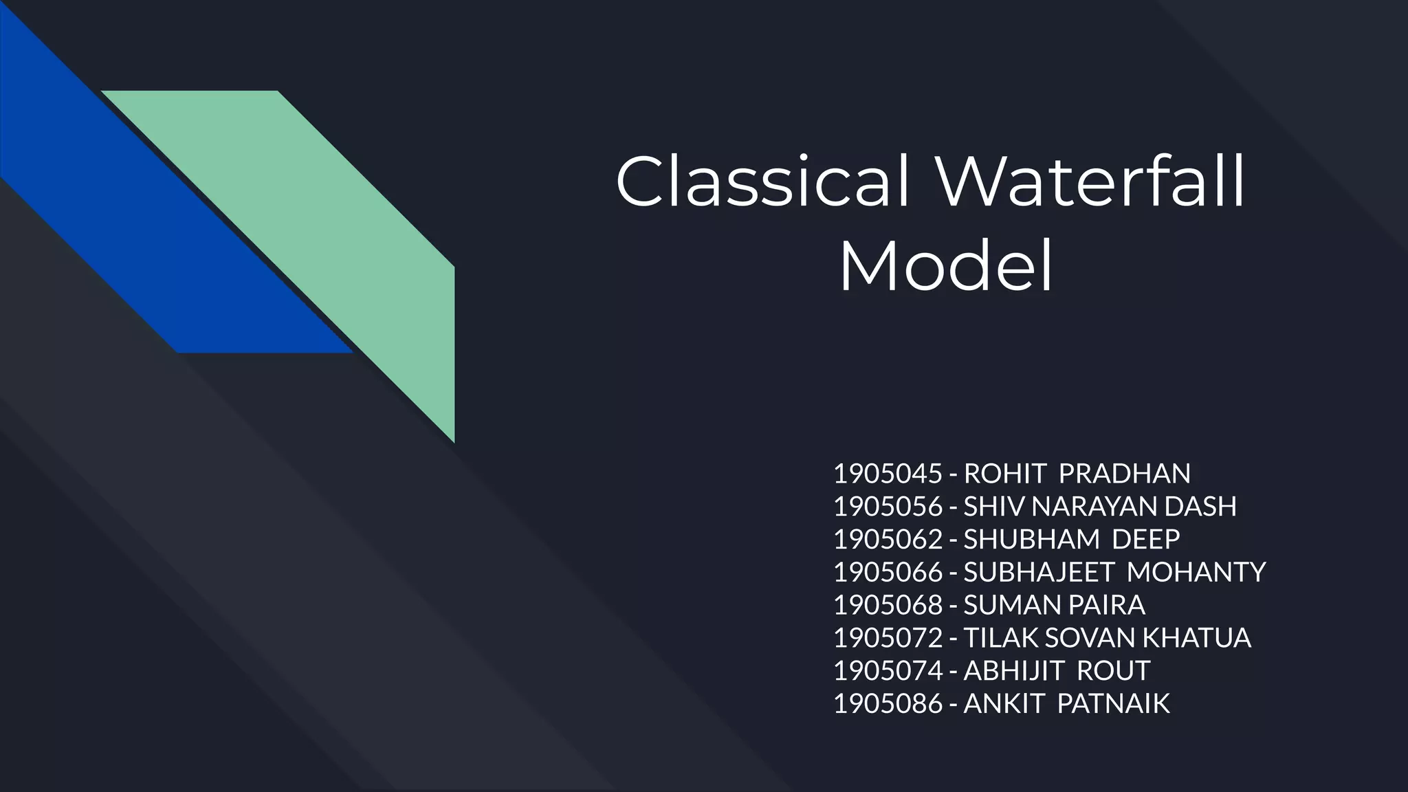 Waterfall model | PPT