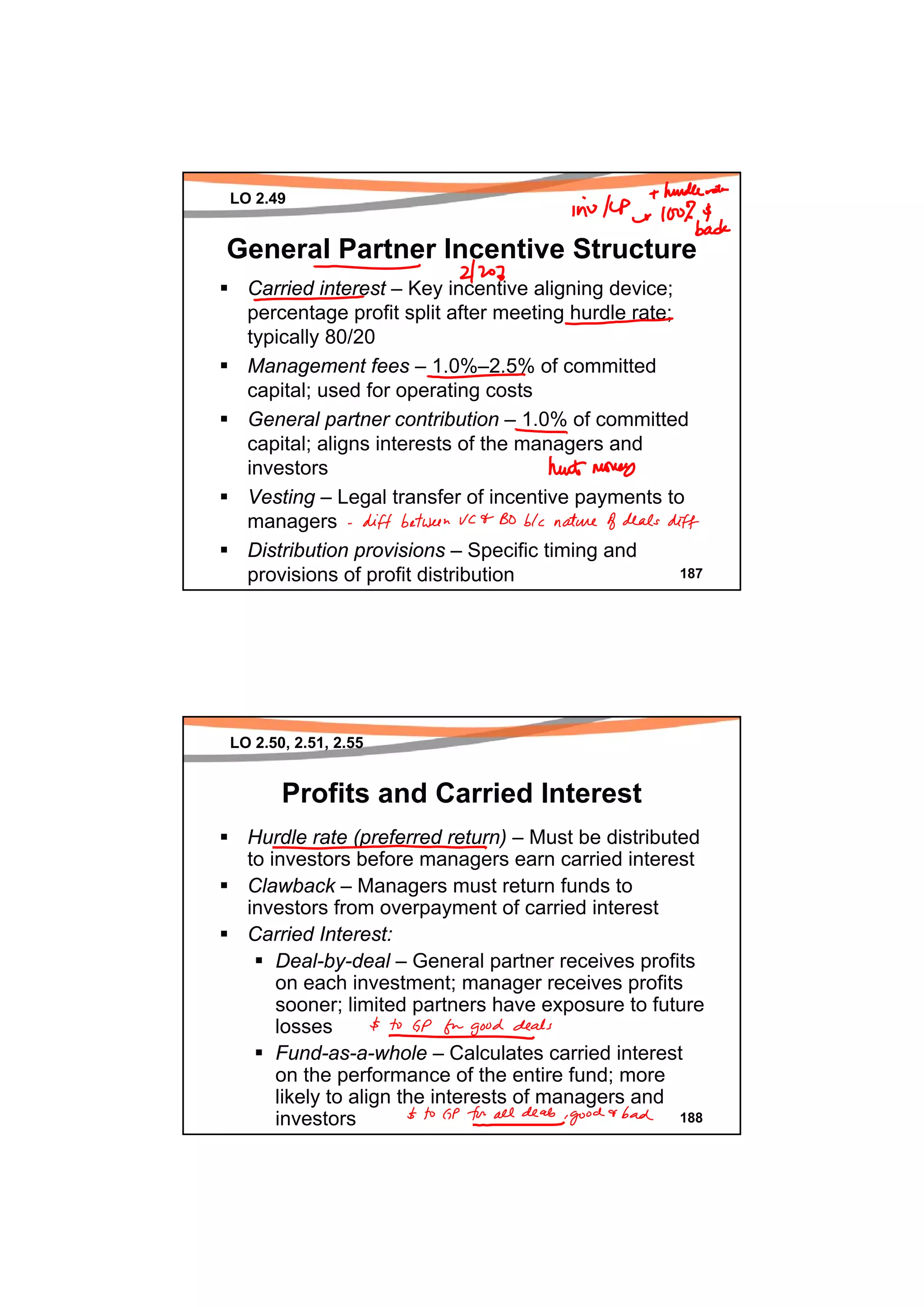 Private Equity Waterfall Notes | PDF
