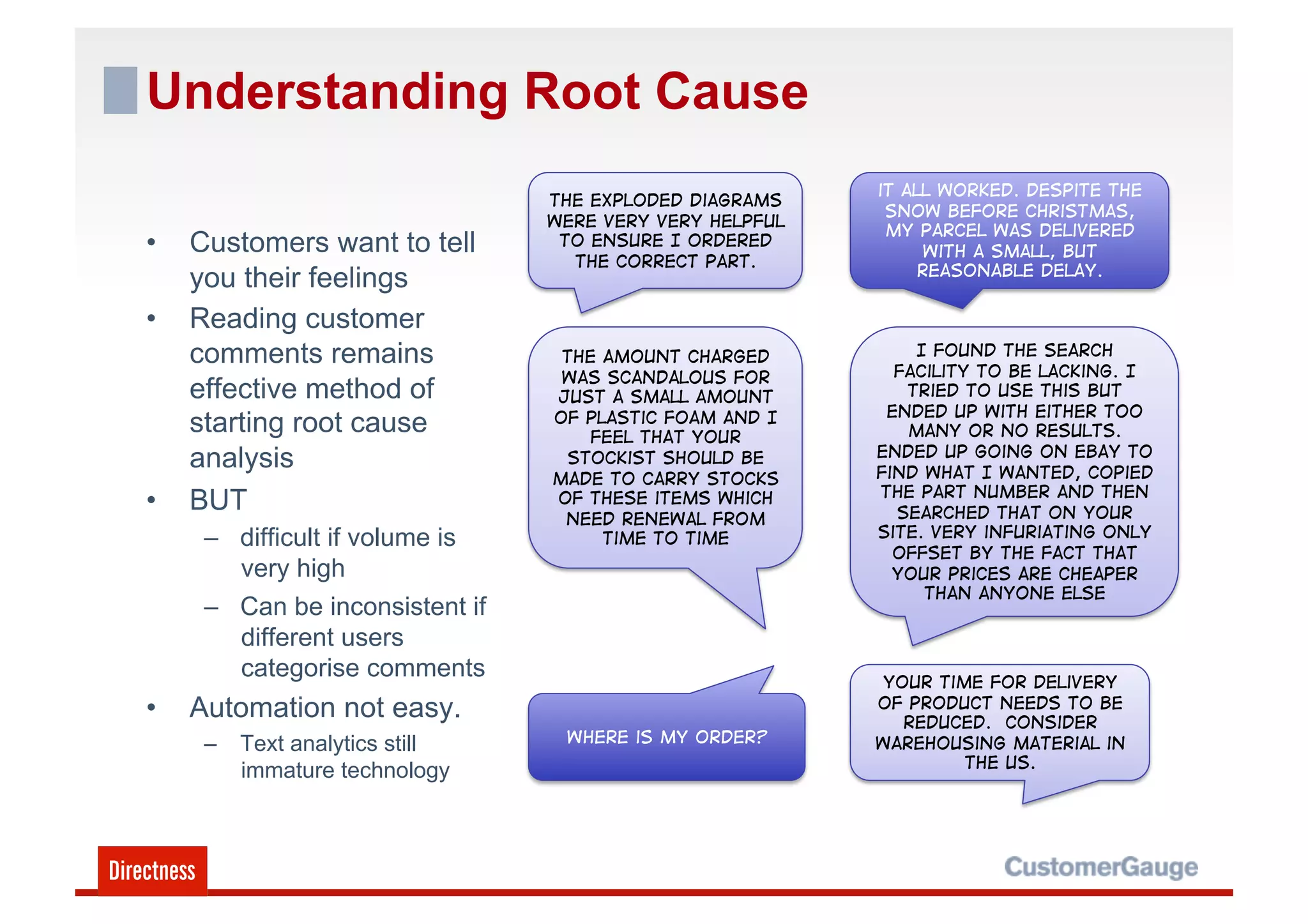Net Promoter Score: Automatic Root Cause Analysis with a Waterfall chart | PPT