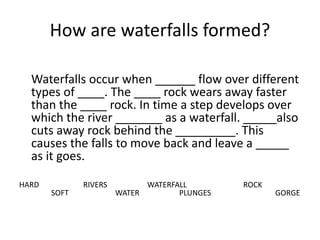 Waterfalls db lesson | PPT