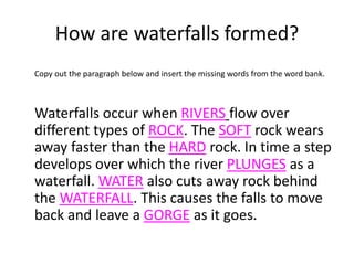 Waterfalls db lesson | PPT