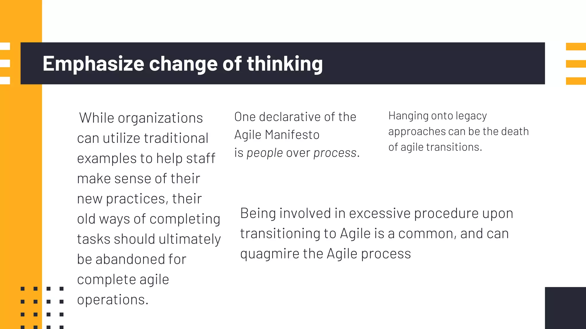 Waterfall to agile transition | PPTX