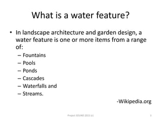 Water features | PDF