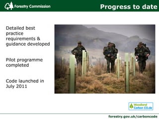 Development of carbon code – experience from forestry | PPT