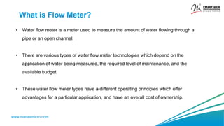 Water flow meter and working principle.pptx