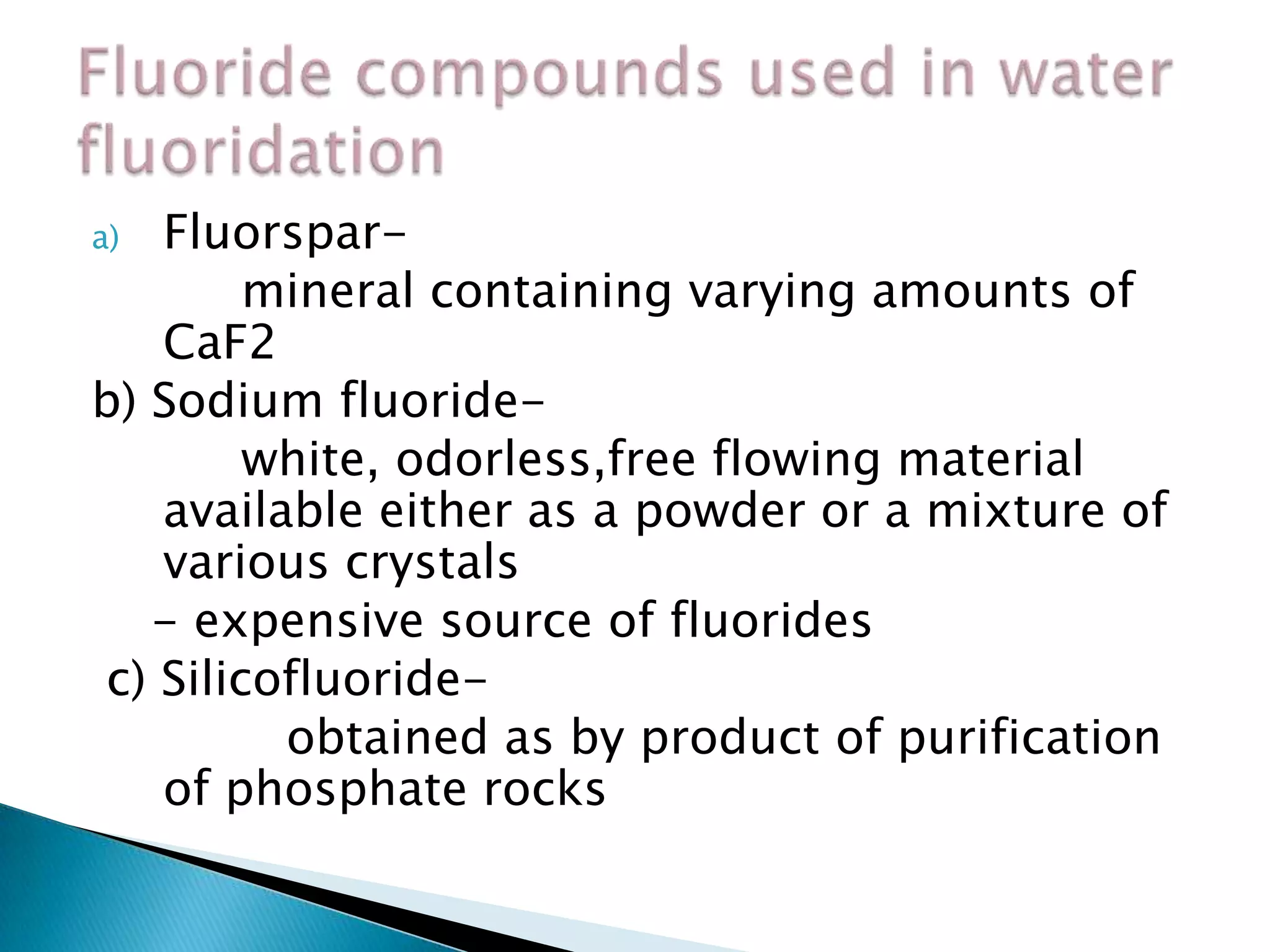 Water Fluoridation | PPTX