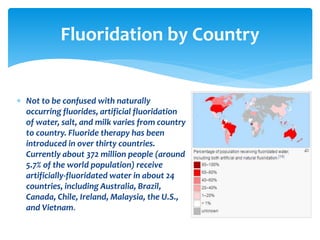 Water fluoridation | PPT