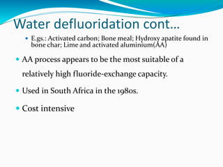 WATER FLUORIDATION ORAL HEALTH EQUITY.pdf | Dental Health | Diseases ...
