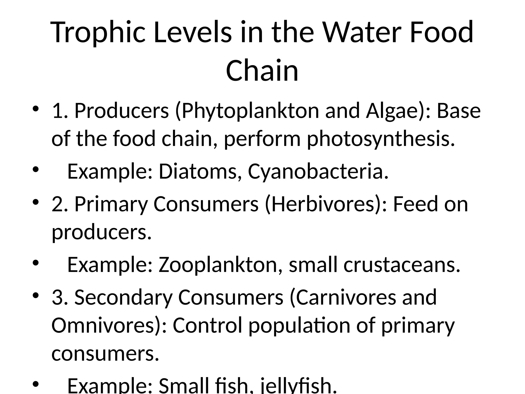 Water Food Chain aquatic Presentation.pptx