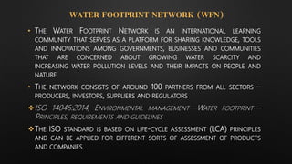 Water footprint | PPTX