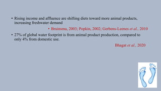 Evaluating Water Footprint as a key Indicator in Sustainable Livestock ...