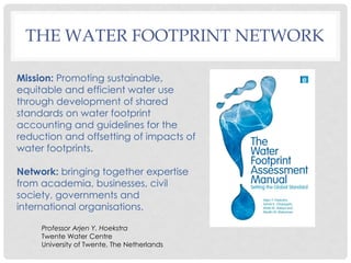 WATER FOOTPRINT ACCOUNTING FOR CATCHMENTS AND RIVER BASINS | PDF