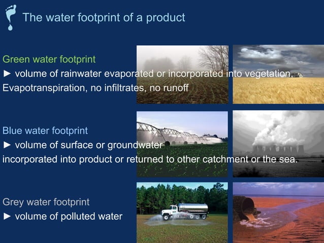 WATER FOOTPRINT ACCOUNTING FOR CATCHMENTS AND RIVER BASINS | PPT