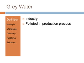 Water footprint | PPTX