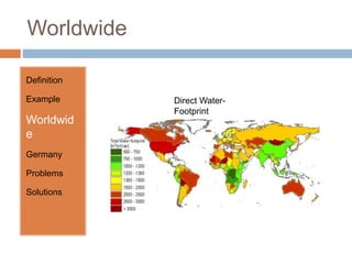 Water footprint | PPTX