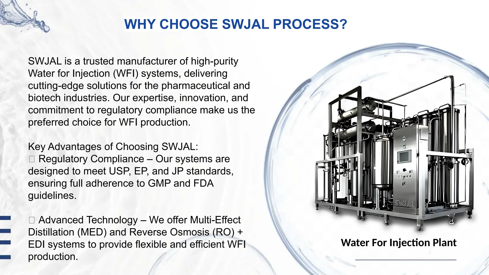 Water for Injection Plant By Swjal PPT.pptx