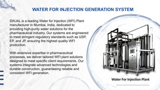 Water for Injection Plant By Swjal PPT.pptx