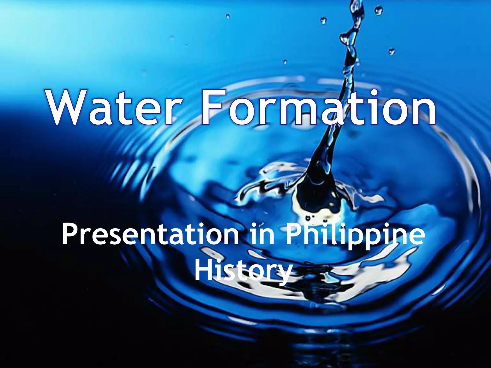 Water forms | PPT