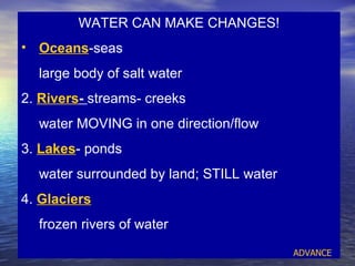 Waterforms & maps Notes on waterforms, including an introduction to ...