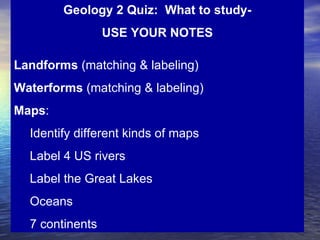 Waterforms & maps Notes on waterforms, including an introduction to ...