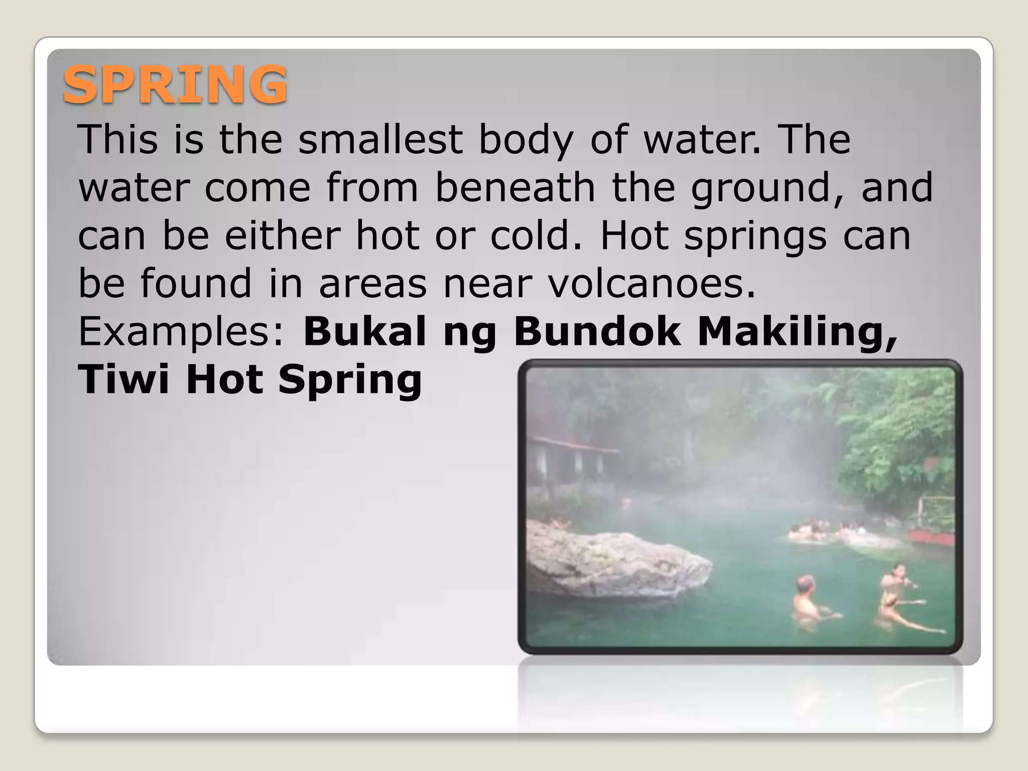 Water forms of the philippines | PPTX