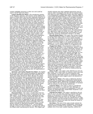 Water for pharmaceutical usage | PDF