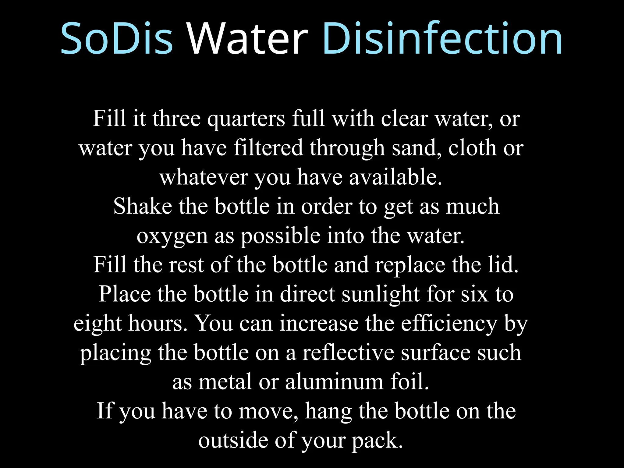 Water for Living and Survival. What You Need To Know | PPTX