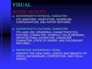 WATER FRONT development consideration while designing | PPT