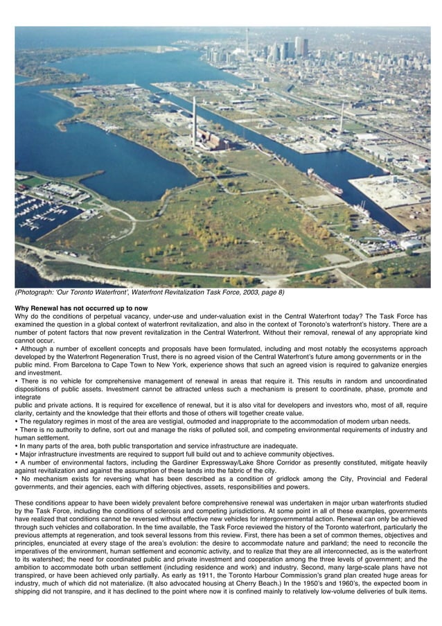 Waterfront Development Principles | PDF
