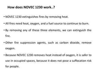 NOVEC 1230 Fire Suppression System Presentation | PPTX