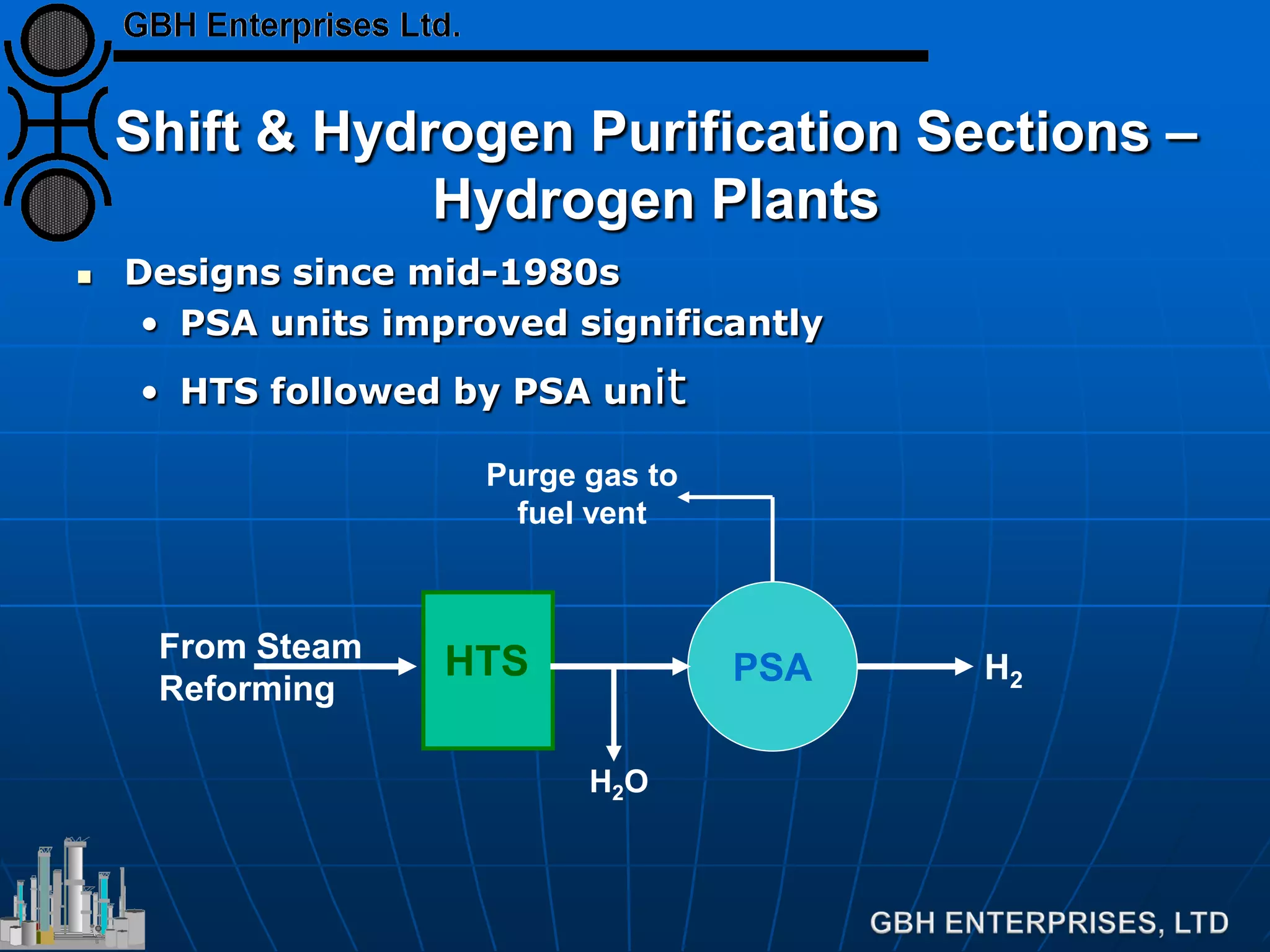 Water Gas Shift & Hydrogen Purification Section Flowsheet | PDF