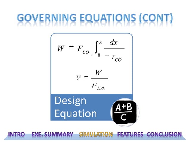 Water Gas Shift Reactor Design | PPTX | Chemistry | Science