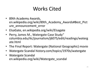 Watergate scandal | PPTX