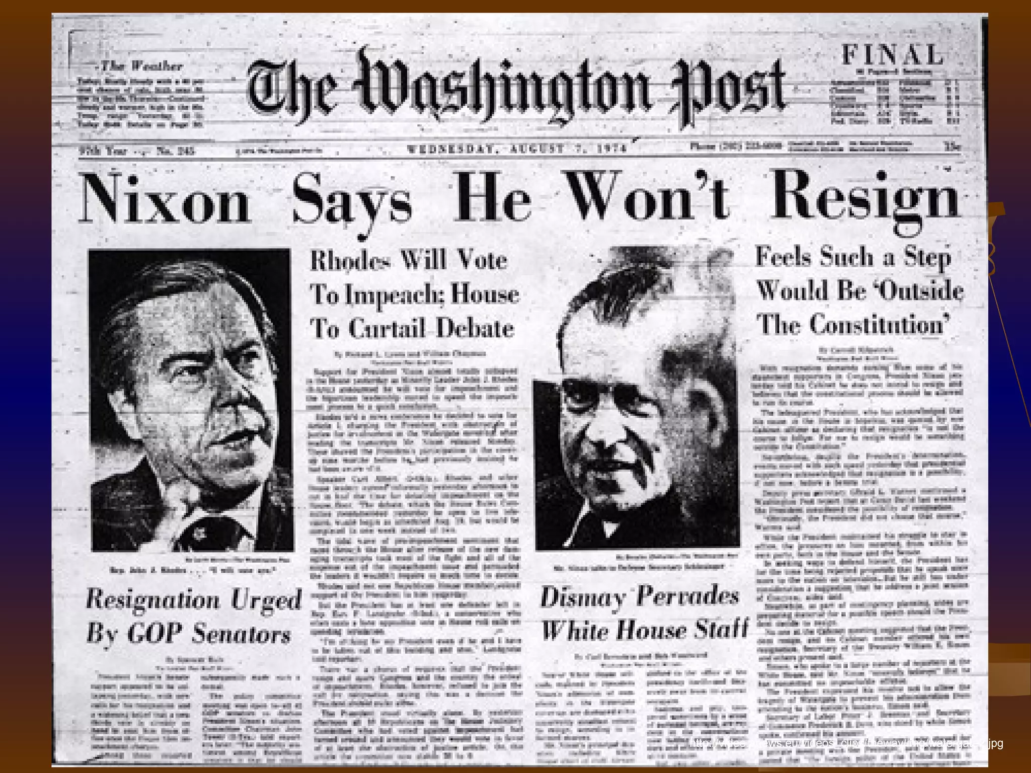 Watergate scandal | PPT